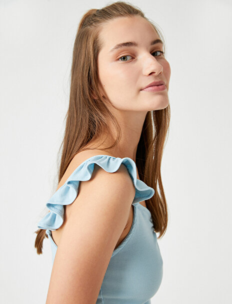 Koton Ole Genç Kız Fırfır Detaylı Atlet