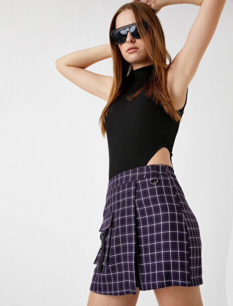 Koton Ole Genç Kız Dik Yaka Body Alttan Çıtçıtlı