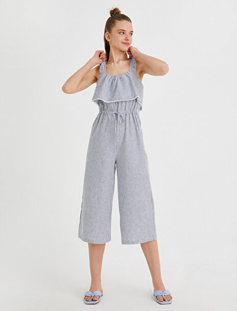 Koton Kadın Askılı Bağcıklı Tulum