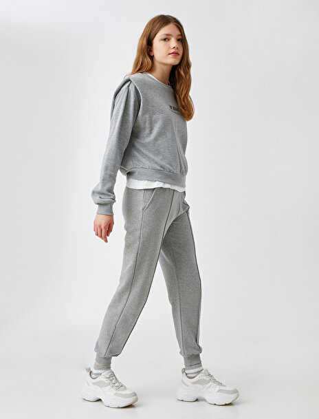 Koton Ole Genç Kız Jogger Eşofman Altı Cepli Pamuklu Koton Ole Genç Kız Jogger Eşofman Altı Cepli Pamuklu