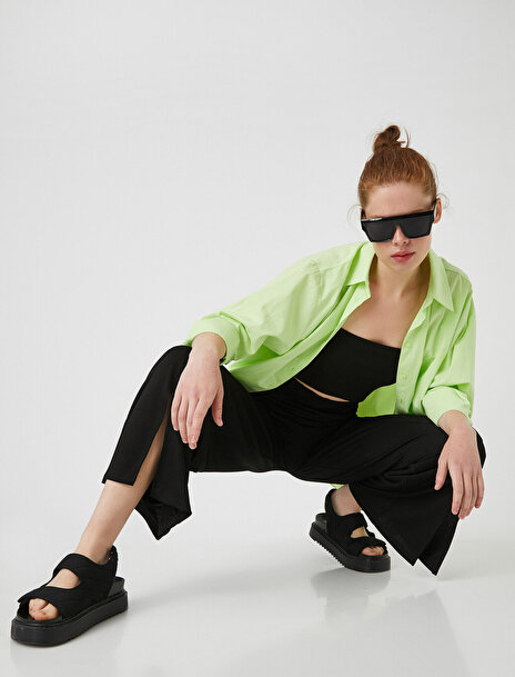 Koton Kadın Yırtmaçlı Pantolon