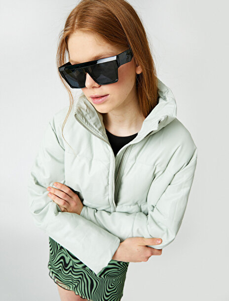 Koton Kadın Fermuarlı Şişme Ceket