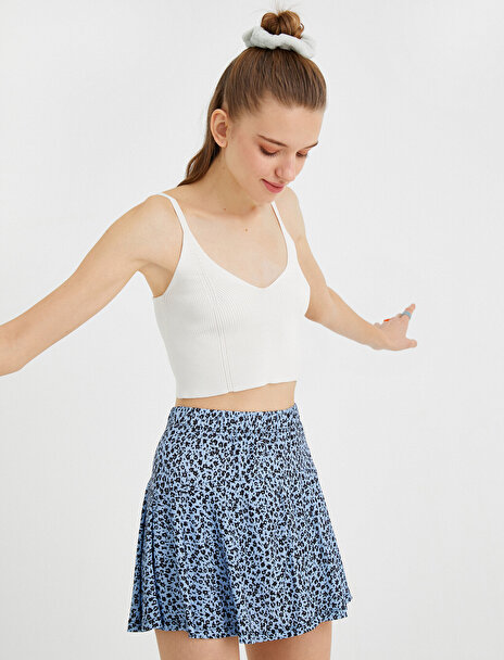 Koton Ole Genç Kız Yüksek Bel Mini Şort Etek