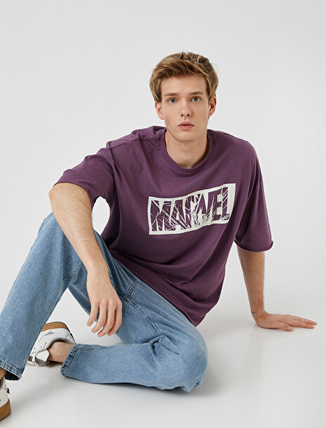 Koton Erkek Marvel Tişört Lisanslı Pamuklu Koton Erkek Marvel Tişört Lisanslı Pamuklu