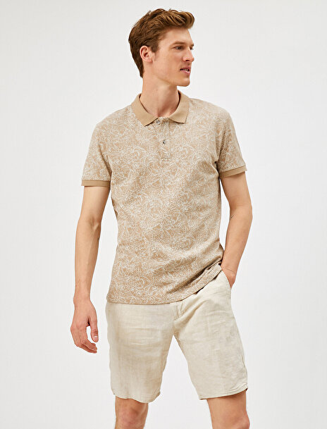 Koton Erkek Polo Yaka Tişört Pamuklu