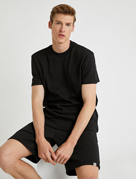 Koton Erkek Organik Pamuklu Regular Fit Tisört Kisa Kollu Basic