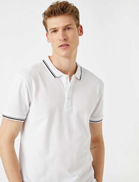 Koton Erkek Polo Yaka Tişört Kısa Kollu Pamuklu