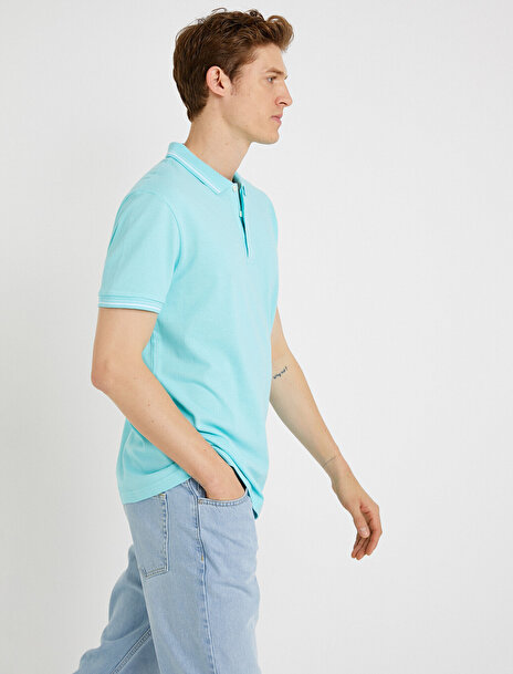 Koton Erkek Polo Yaka Tişört Kısa Kollu Pamuklu