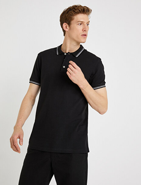 Koton Erkek Polo Yaka Tişört Kısa Kollu Pamuklu