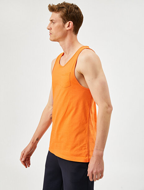 Koton Erkek Cepli Atlet Pamuklu