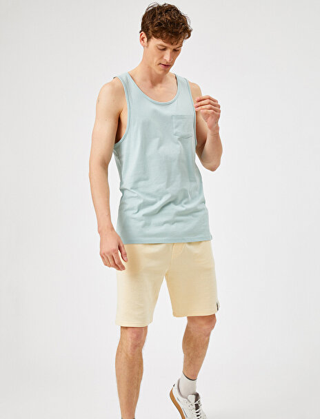 Koton Erkek Cepli Atlet Pamuklu