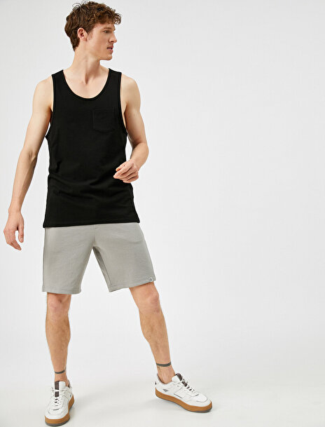 Koton Erkek Cepli Atlet Pamuklu