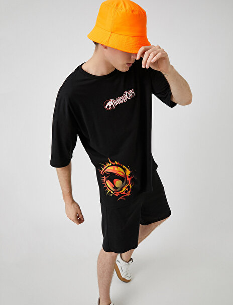 Koton Erkek Warner Bros Lisanslı Tişört Pamuklu Oversize