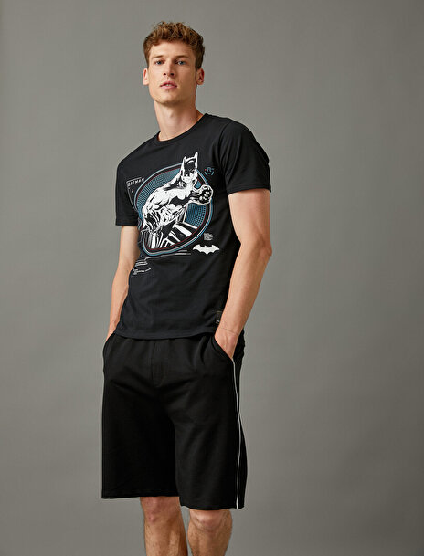 Koton Erkek Batman Tişört Lisanslı Baskılı