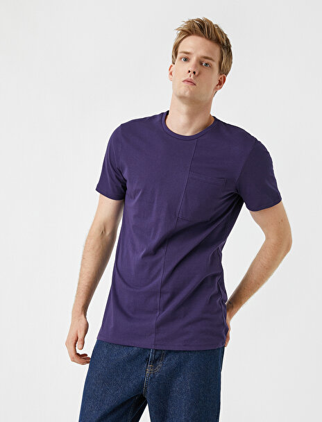 Koton Erkek Cepli Dikiş Detaylı Tişört Koton Erkek Cepli Dikiş Detaylı Tişört