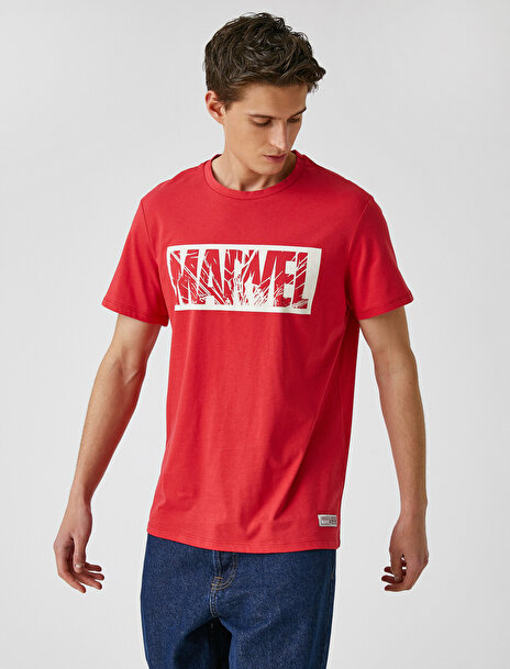 Koton Erkek Marvel Tişört Lisanslı Pamuklu Koton Erkek Marvel Tişört Lisanslı Pamuklu