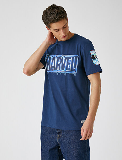 Koton Erkek Marvel Tişört Lisanslı Pamuklu Koton Erkek Marvel Tişört Lisanslı Pamuklu