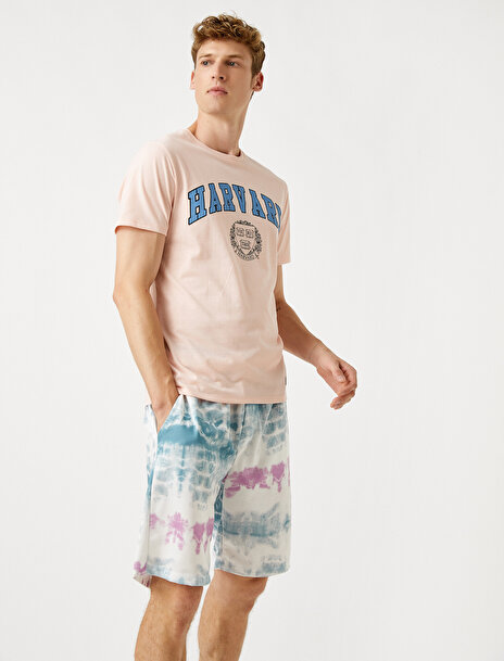 Koton Erkek Harvard Tişört Lisanslı Baskılı Koton Erkek Harvard Tişört Lisanslı Baskılı