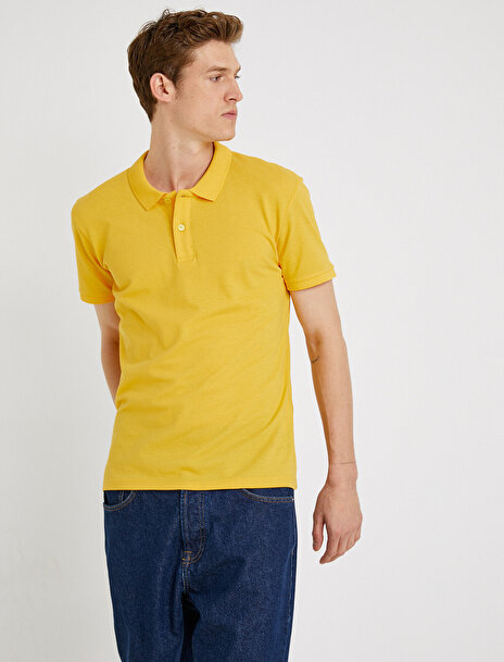 Koton Erkek Polo Yaka Tişört Kısa Kollu Basic Pamuklu