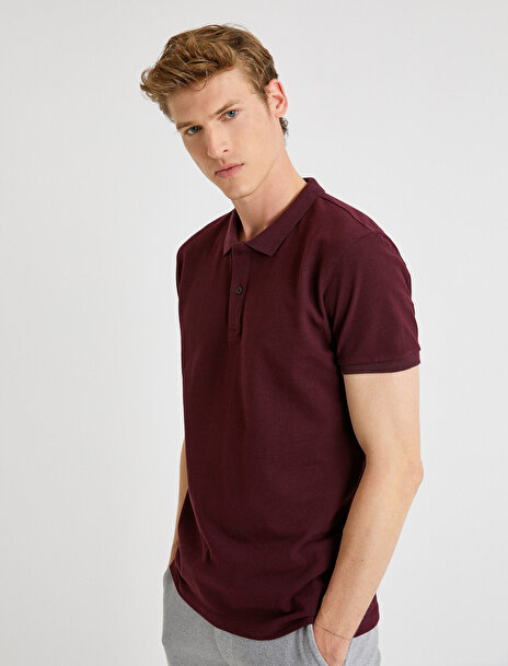 Koton Erkek Polo Yaka Tişört Kısa Kollu Basic Pamuklu