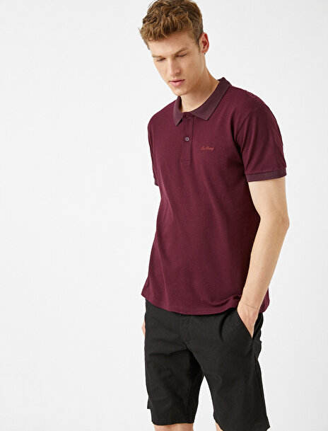 Koton Erkek Polo Yaka Tişört Pamuklu