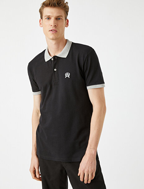 Koton Erkek Polo Yaka Tişört Pamuklu