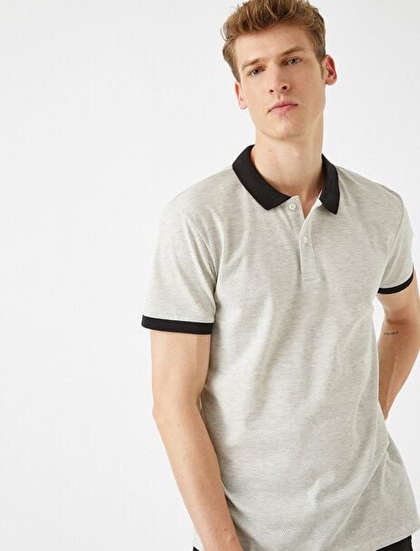 Koton Erkek Polo Yaka Tişört Pamuklu Kısa Kollu
