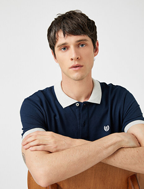 Koton Erkek Polo Yaka Tişört Pamuklu