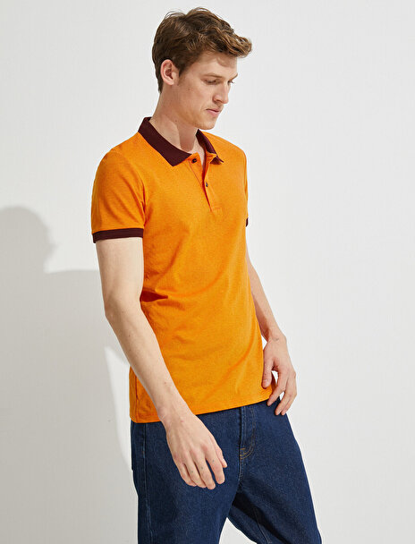 Koton Erkek Polo Yaka Tişört Pamuklu