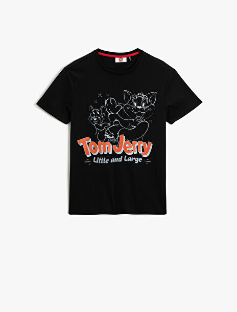 Koton Erkek Tom ve Jerry Tişört Lisanslı Baskılı