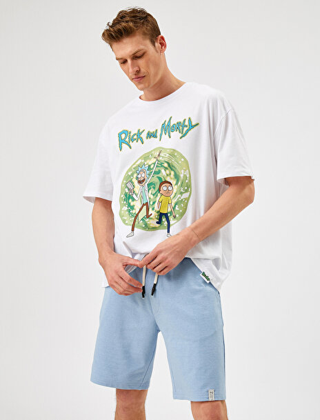 Koton Erkek Rick and Morty Tişört Lisanslı Pamuklu Oversize Koton Erkek Rick and Morty Tişört Lisanslı Pamuklu Oversize