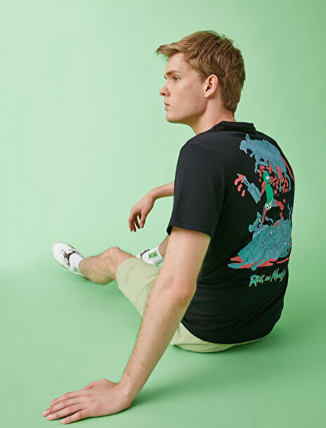 Koton Erkek Rick and Morty Tişört Lisanslı