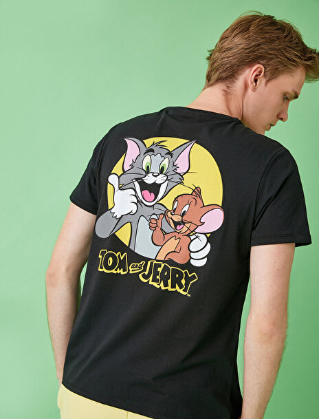 Koton Erkek Tom ve Jerry Tişört Lisanslı