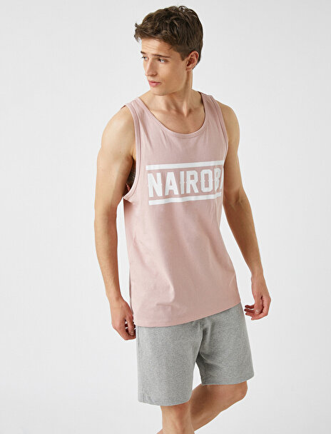 Koton Erkek Sloganlı Atlet