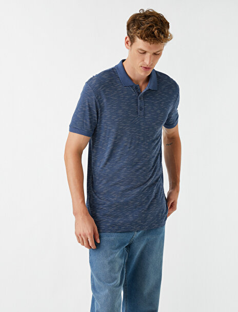 Koton Erkek Kırçıllı Basic Polo Yaka Tişört Koton Erkek Kırçıllı Basic Polo Yaka Tişört