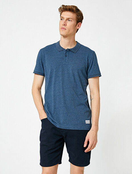 Koton Erkek Polo Yaka Tişört Slim Fit Pamuklu