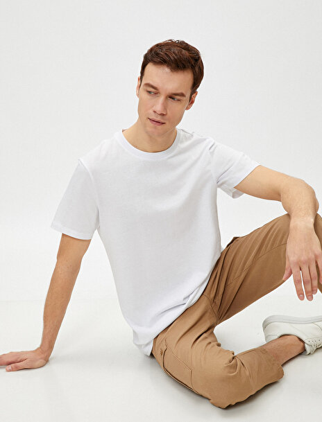 Koton Erkek Bisiklet Yaka Tişört Basic Pamuklu Kısa Kollu Regular Fit Koton Erkek Bisiklet Yaka Tişört Basic Pamuklu Kısa Kollu Regular Fit