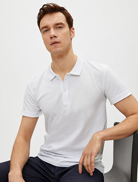 Koton Erkek Polo Yaka Tişört Basic Kısa Kollu Pamuklu