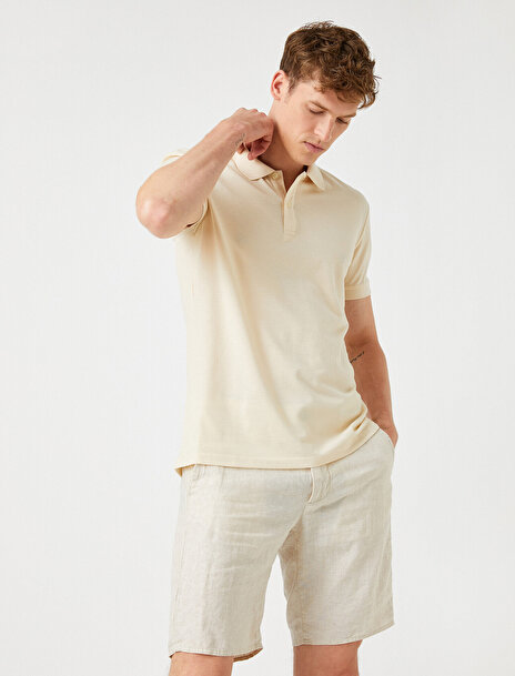 Koton Erkek Polo Yaka Tişört Basic Kısa Kollu Pamuklu