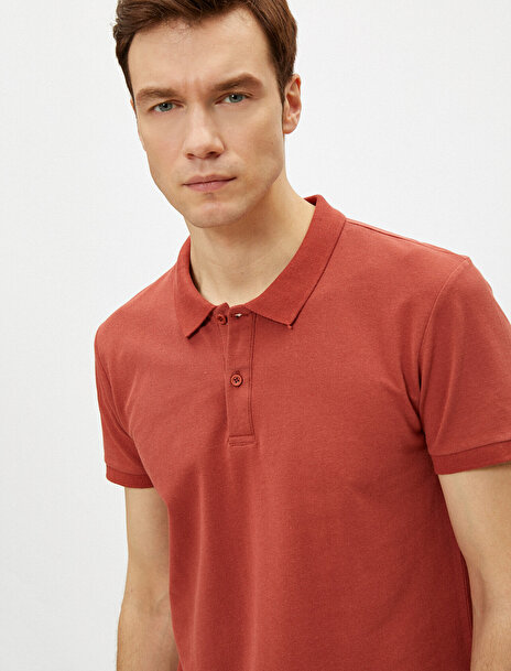 Koton Erkek Polo Yaka Tişört Basic Kısa Kollu Pamuklu