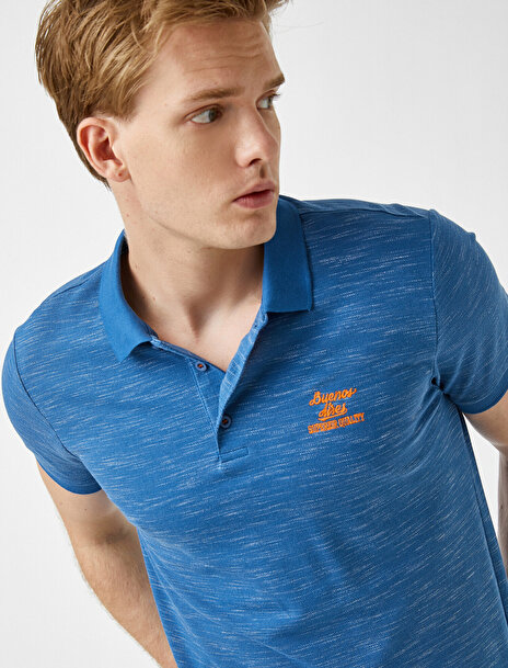 Koton Erkek Kırçıllı Polo Yaka Tişört