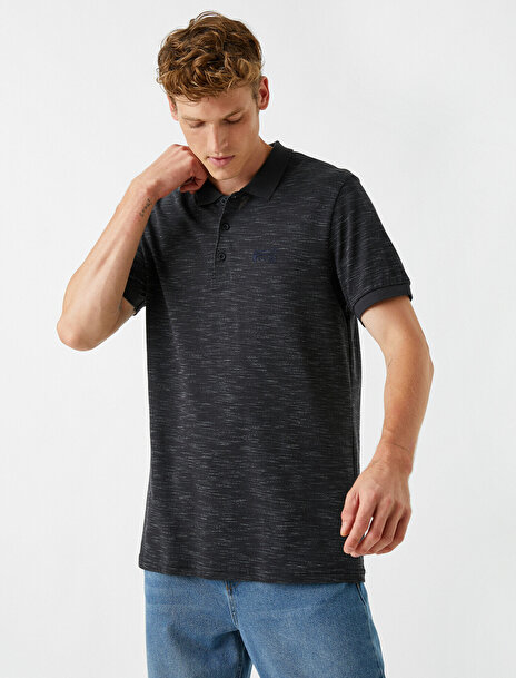 Koton Erkek Kırçıllı Polo Yaka Tişört