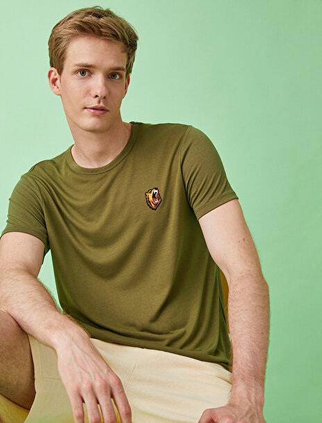 Koton Erkek Amblemli Tişört