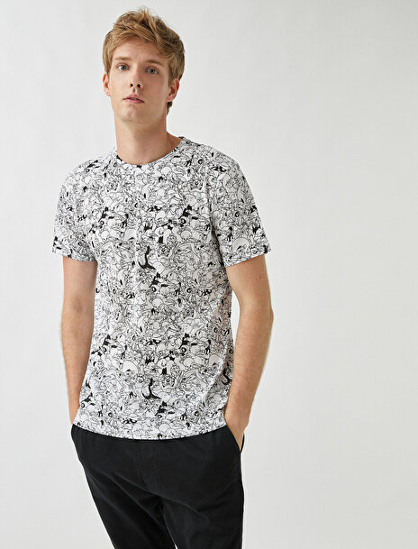 Koton Erkek Looney Tunes Tişört Lisanslı Baskılı