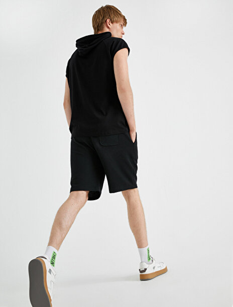 Koton Erkek Kapüşonlu Tişört Kolsuz