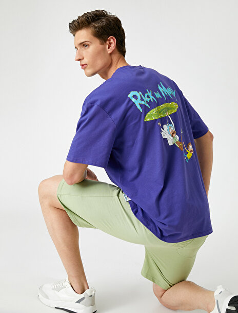 Koton Erkek Rick and Morty Tişört Lisanslı Pamuklu Oversize Koton Erkek Rick and Morty Tişört Lisanslı Pamuklu Oversize