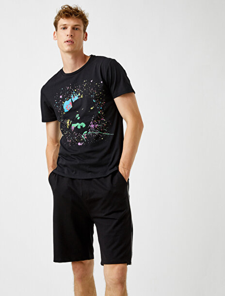 Koton Erkek Batman Tişört Lisanslı Baskılı