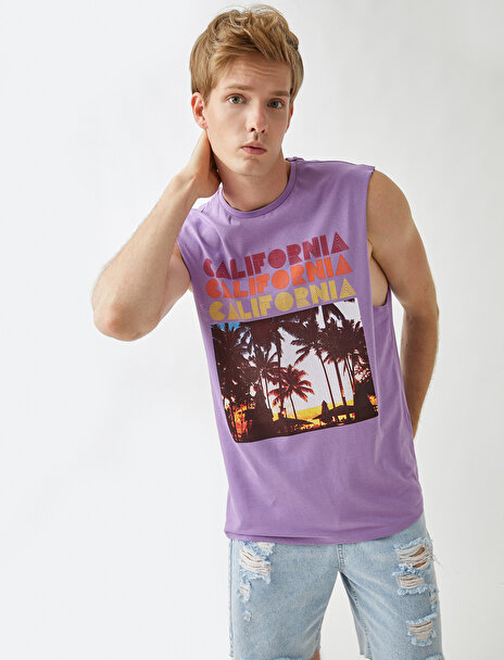 Koton Erkek California Baskılı Atlet Pamuklu Koton Erkek California Baskılı Atlet Pamuklu