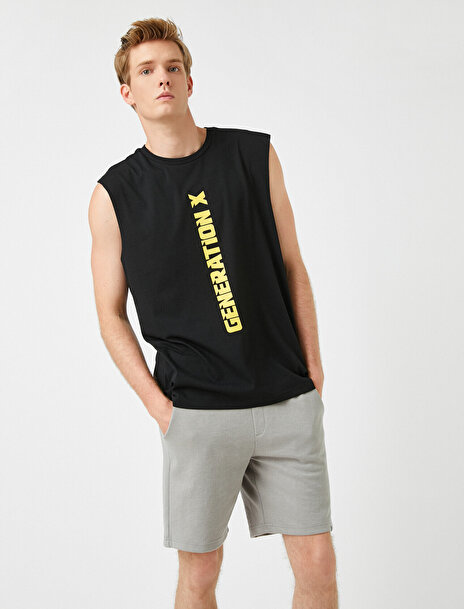 Koton Erkek Sloganlı Atlet