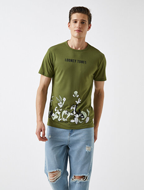 Koton Erkek Looney Tunes Tişört Lisanslı Baskılı